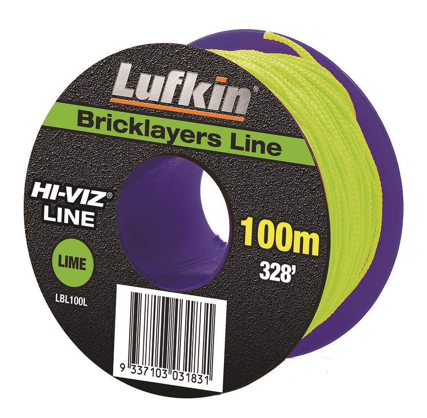 Crescent Lufkin Lime Bricklayers Line 100m x No. 8 - Buy Tools Online